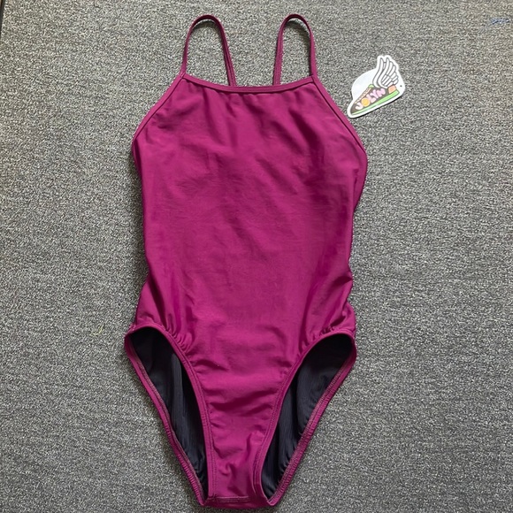 Jolyn Clothing | Swim | Jolyn Devon Onesie Size 3 Cabernet W Sticker ...